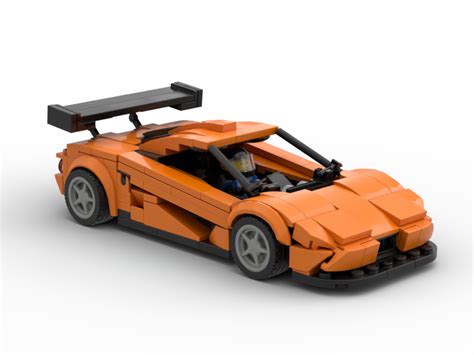 Lego Moc Mclaren F1 Lm By Theboostedbrick Rebrickable Build With Lego