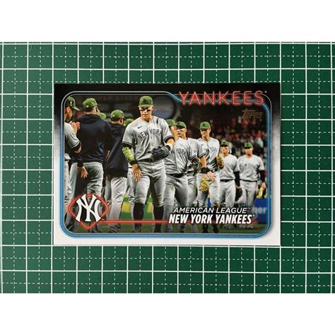 ★topps Mlb 2024 Series 1 301 Team Card／aaron Judge New York Yankees