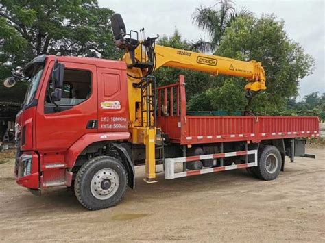 10Ton Telescopic Boom Truck Mounted Crane E TOUCH Engineering