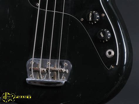 Fender Musicmaster Bass 1978 Black Bass For Sale Guitarpoint