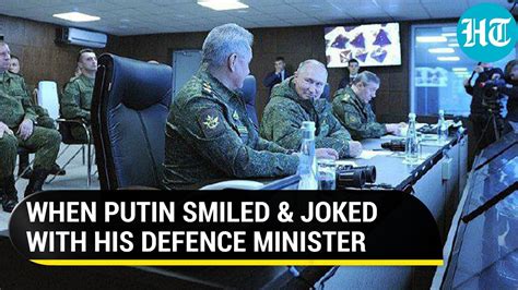 Putin Jokes Smiles With His Defence Minister As He Inspects ‘war Games