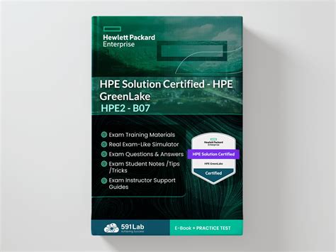 Hpe2 B07 Hpe Solution Certified Hpe Greenlake 591lab
