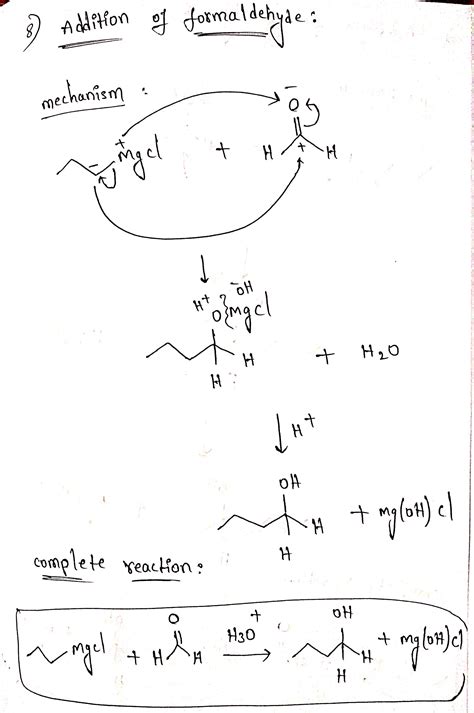 Solved Reactions Of Organometallic Compounds Name 8 Complete The Course Hero