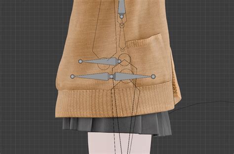 【vrchat】非専用服をアバターに違和感なく着せる【blender】 Vrchat Qiita