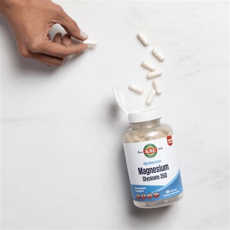 Magnesium Glycinate 350 VegCaps – Kal Vitamins