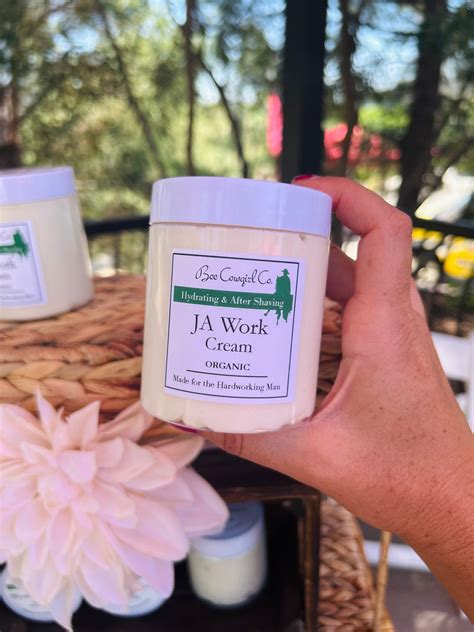 Organic Work Cream Hydrating And After Shaving Bee Cowgirl Co