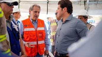 Samuel García supervisa obras Acueducto El Cuchillo 2 Telediario México