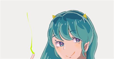 るーみっく 落書きに色を塗ったやつラムちゃん 羽払haneharaiのイラスト Pixiv