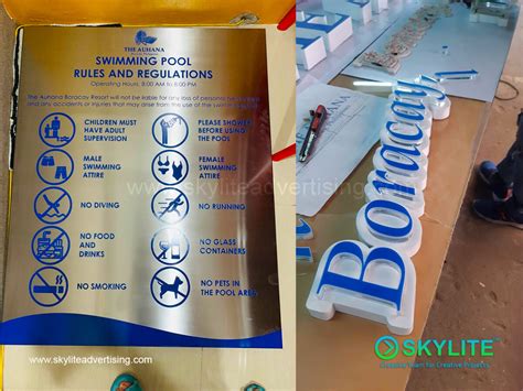 Stainless Etching Signage Maker In Boracay Stainless Etching Sign