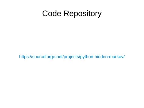 A Hidden Markov Model Library Pdf