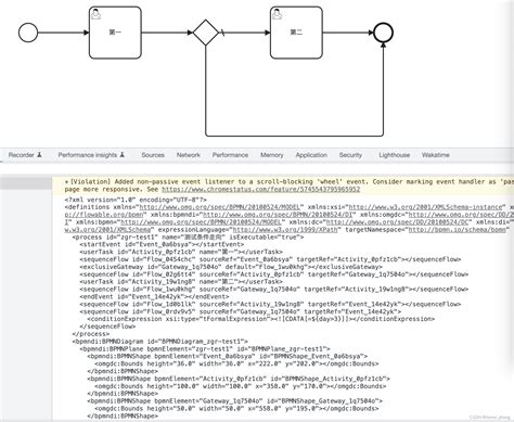 bpmn-js显示Flowable的BpmnModel转换为xml文档的流程图排他网关丢失中间“X”_bpmnxml-CSDN博客