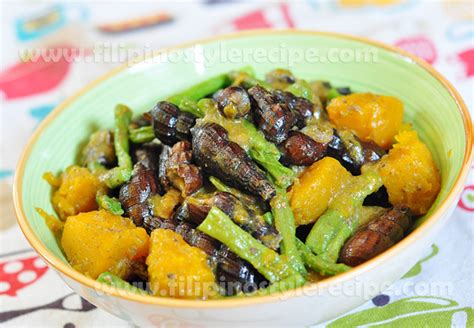 Ginataang Kuhol With Sitaw At Kalabasafilipino Style Recipe Filipino Style Recipe