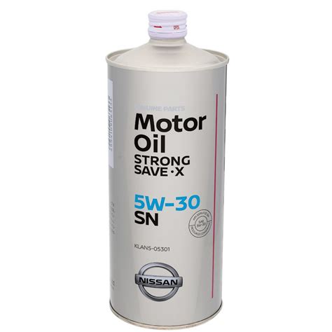 Моторное масло NISSAN STRONG SAVE X 5W-30 SN, 1л - цены и ...