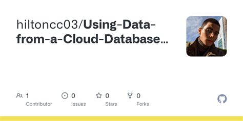 Github Hiltoncc Using Data From A Cloud Database Using React Native