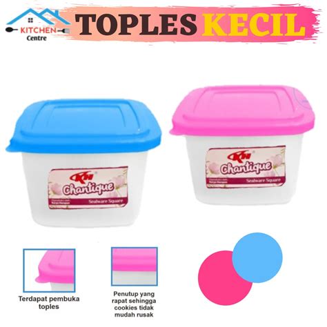 Toples Plastik Kotak Toples Plastik Kecil Wadah Plastik Kotak Murah