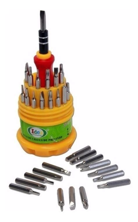 Kit Chaves Precisão C Ima 31 Peças Fenda Torx Alen Philips R 16 67