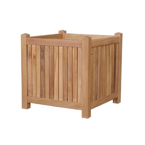 Teak Planter Box Pl 002 Teak Outdoor Planters