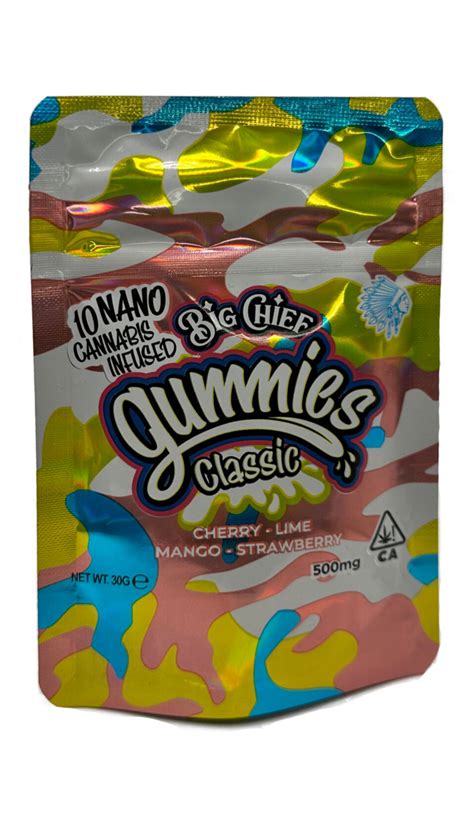 Big Chief Gummies Big Chief Nano Infused Gummies 500mg Same Day