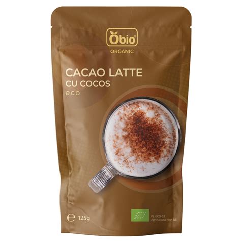 Cacao Latte Cu Cocos Bio 125g Emag Ro
