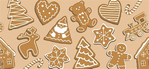 크리스마스 완벽 한 테두리 진저 브레드 쿠키 캐러멜 배경에 배너 0명에 대한 스톡 벡터 아트 및 기타 이미지 0명 갈색 겨울 Istock