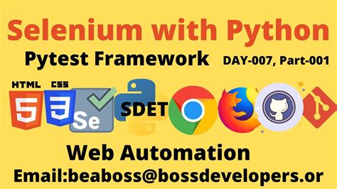 সবার জন্য প্রোগ্রামিং।selenium With Pythonpytest Frameworkday 007