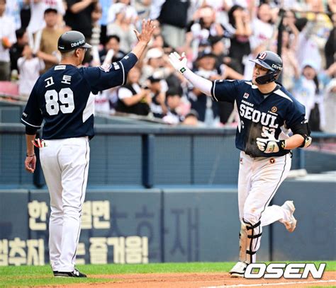 32호 투런포 양석환 개인 첫 30홈런 100타점 달성두산 토종 우타자 역대 3번째