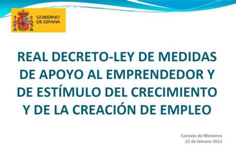 Medidas apoyo al emprendedor y de estímulo del crecimiento y creación de empleo APEME