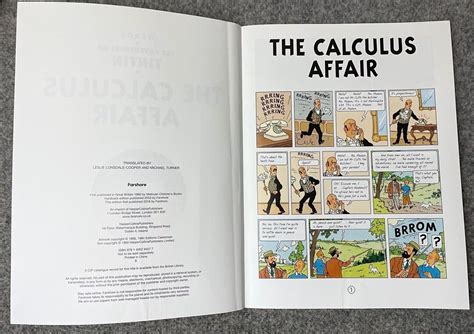 Calculus Affair Tintin Farshore 2000s Uk Edition Book Paperback Herg