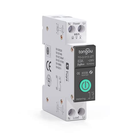 Disyuntor Inteligente Zigbee Con Protección De Sobrecorriente Y Baja