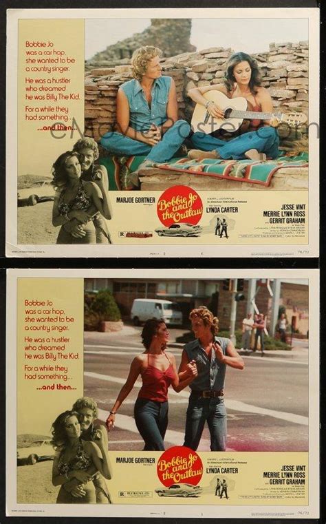 Bobbie Jo And The Outlaw 2 Lcs 1976 Marjoe Gortner Lynda Carter Mustang