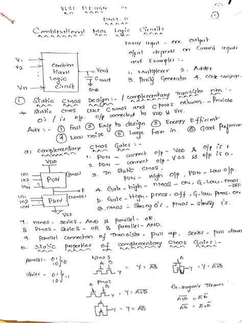 Vlsi 1 Pdf Cmos Design