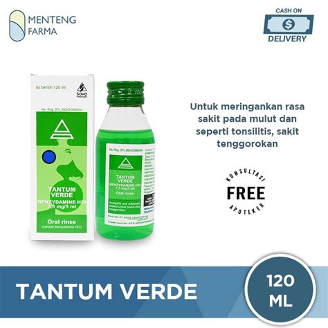 Jual Tantum Verde Oral Rinse ML Obat Kumur Mulut Dan Tenggorokan Shopee Indonesia