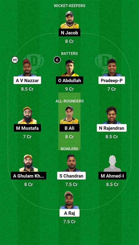 Aec Vs Etf Dream11 Prediction Fantasy Cricket Tips Todays Playing