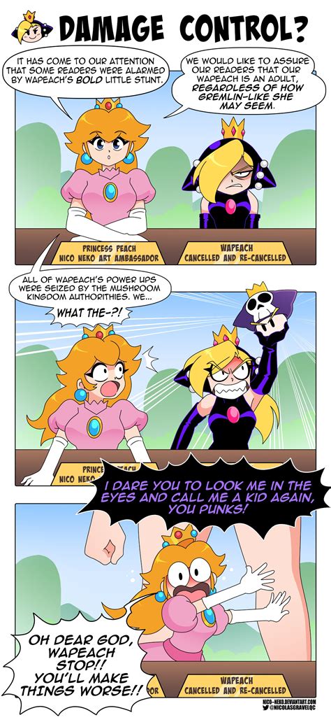 Princess Peach And Warupeach Mario And More Drawn By Nico Neko