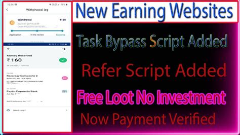 New Earning Websitesbase Hub Task Completing Appunlimted Refer Script