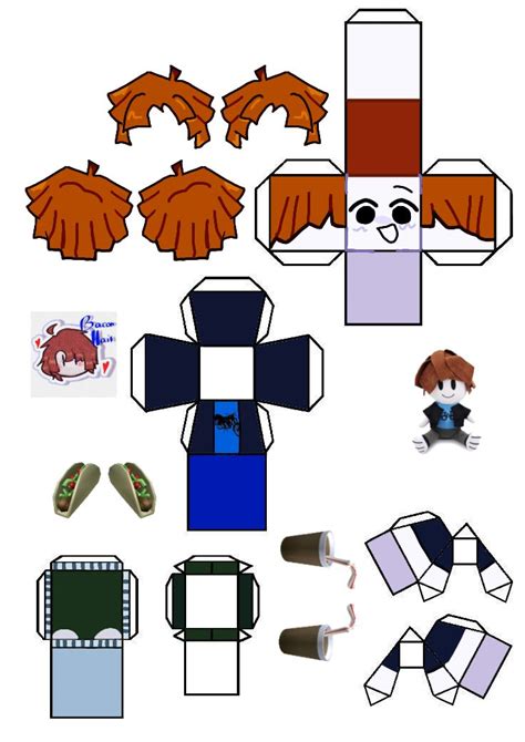 Bacon Papercraft Roblox In 2024 Paper Dolls Diy Paper Doll Template