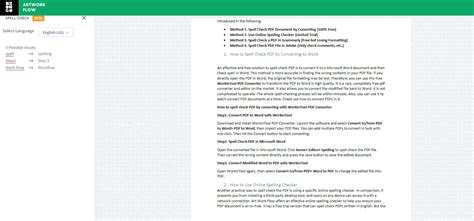 How To Spell Check Pdf Document Free Proven Methods Workintool