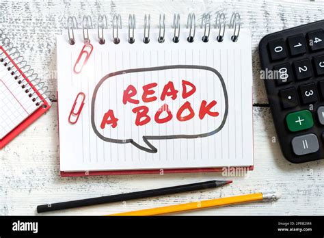 Écriture affichage de texte Lire Un livre Mot pour profiter de la
