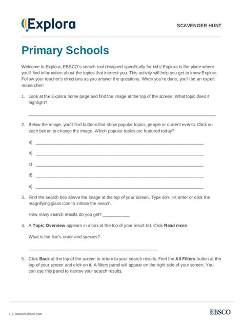 Ebscos Explora New Interface For Schools And Public Doc Template Pdffiller