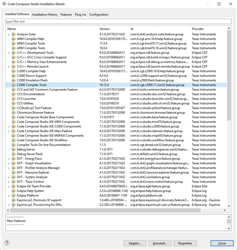 Ccscodecomposer Compiler Version Selection Restrictions And Troubles
