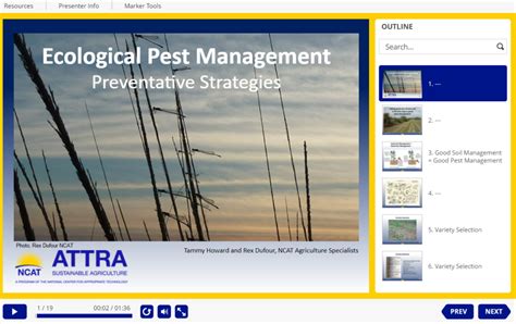 Tutorial Ecological Pest Management Attra Sustainable Agriculture