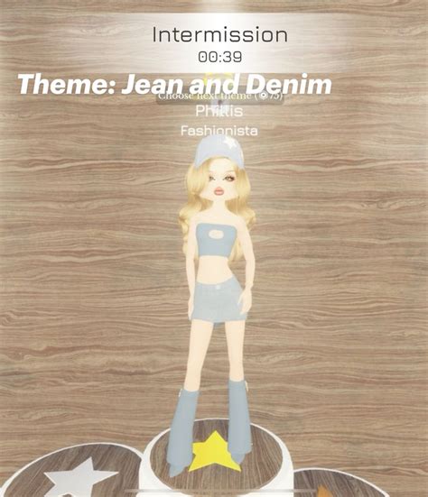 Dress To Impress Roblox Game Inspiration Denim Dress To Impress