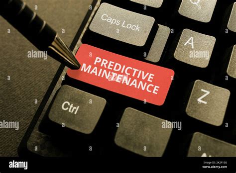 Sign Displaying Predictive Maintenance Concept Meaning Predict When