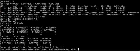 Lidar2imu Automatic Segmentation Faultcore Dumped · Issue 9 · Pjlab