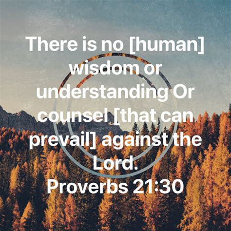 Proverbs 21 30 There Is No Human Wisdom Or Understanding Or Counsel