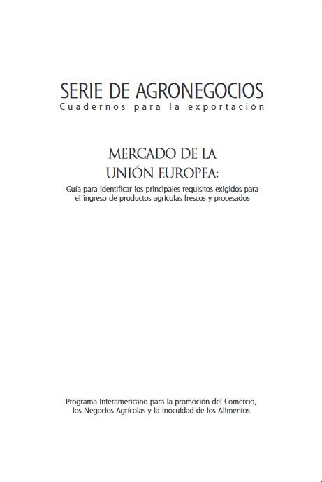 Mercado de la Unión Europea guía para identificar los principales