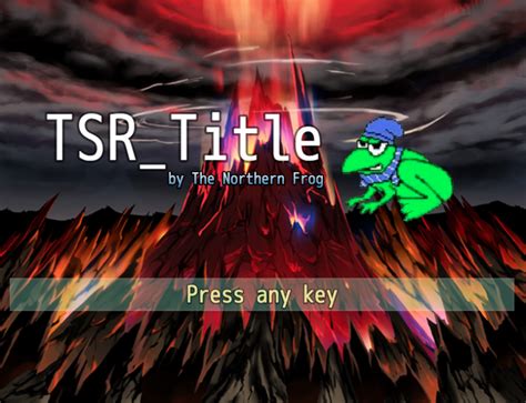 Tsrtitle By The Northern Frog Customize Your Title Screen Rpg Maker