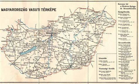 Vasút Térkép Magyarország Térkép