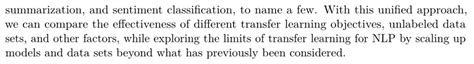 论文阅读之exploring The Limits Of Transfer Learning With A Unified Text To