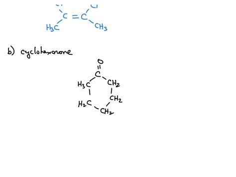 Solved From The Names Given Draw A Structure For The Following